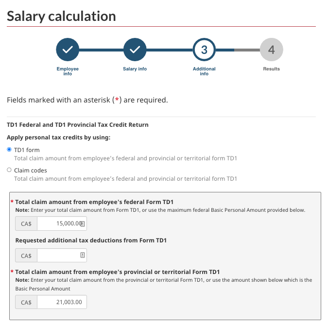 4.4 Income Tax – Canadian Payroll