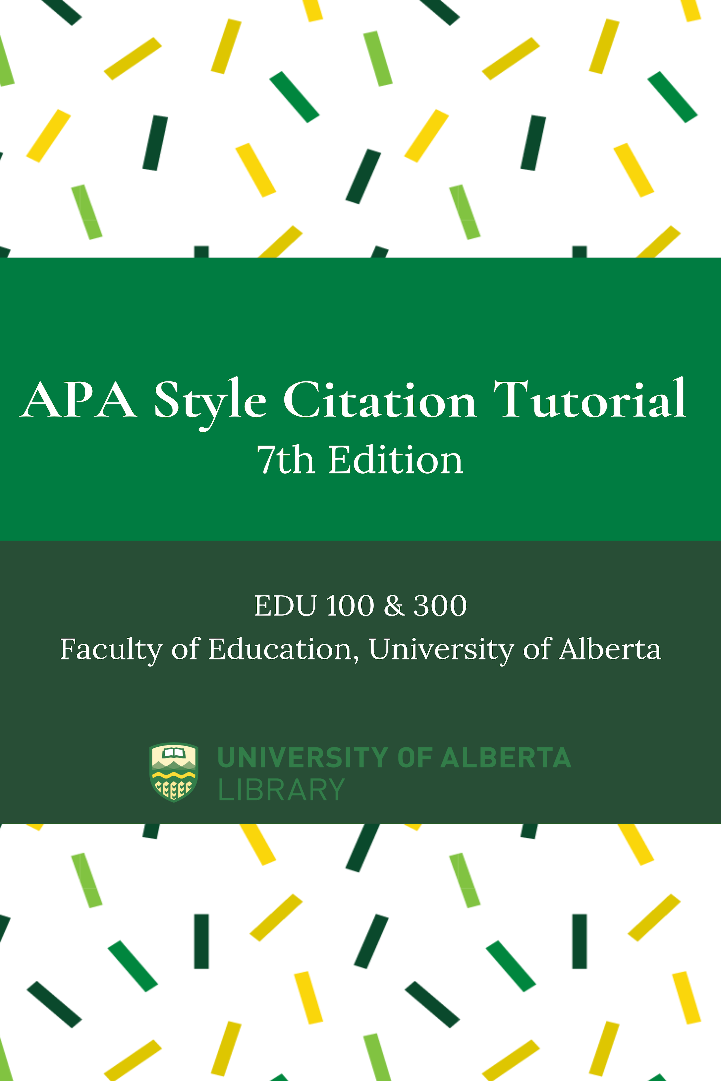 Introduction – APA Style Citation Tutorial